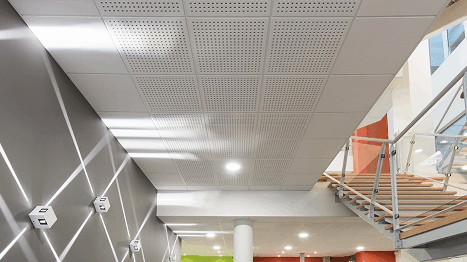 Knauf Danoline Gypsum Panels | Acoustic & Fire-Safe Ceilings